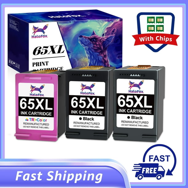 65XL Ink Cartridges for HP Ink 65 for DeskJet 3755 3700 3752 3772 2600 ...