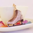 LICEWO Elegant Crystal Embellished Ice Skate Key Holder With Secure ...