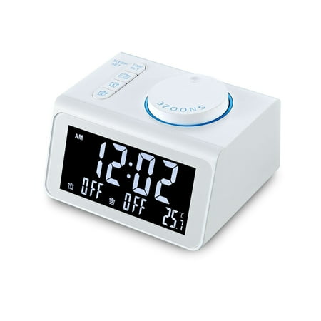 Clock Radio, Digital Bedside Alarm Clock, Digital Clock, Portable ...