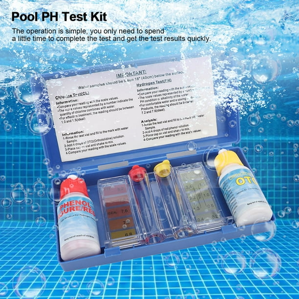 Pool Water Test Kit, Convenient Test Results Quickly Practical Accurate ...