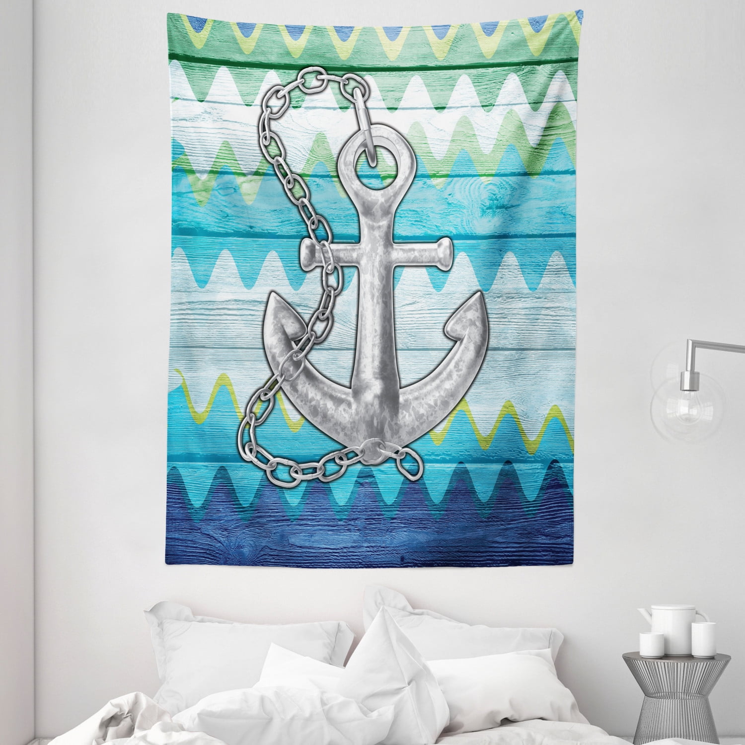 Chevron Anchor Wallpaper