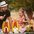 Hodao Hot Dog Gnome Figurines - Funny Foodie Kitchen Decor, Summer BBQ ...