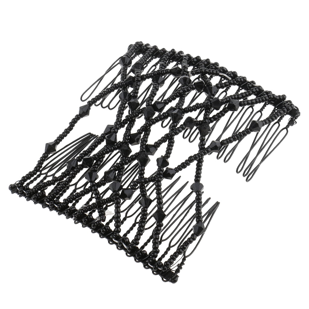 Pinza de cabello Elàstica Yinane doble negra | Bodega Aurrera en línea