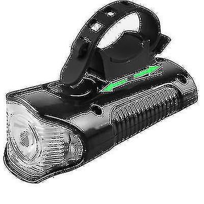 Black Bicycle Headlight, Waterproof Usb Rechargeable Riding Lamp With ...