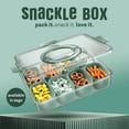 Cook With Color 8-Compartment Snackle Box, Charcuterie and Snack ...