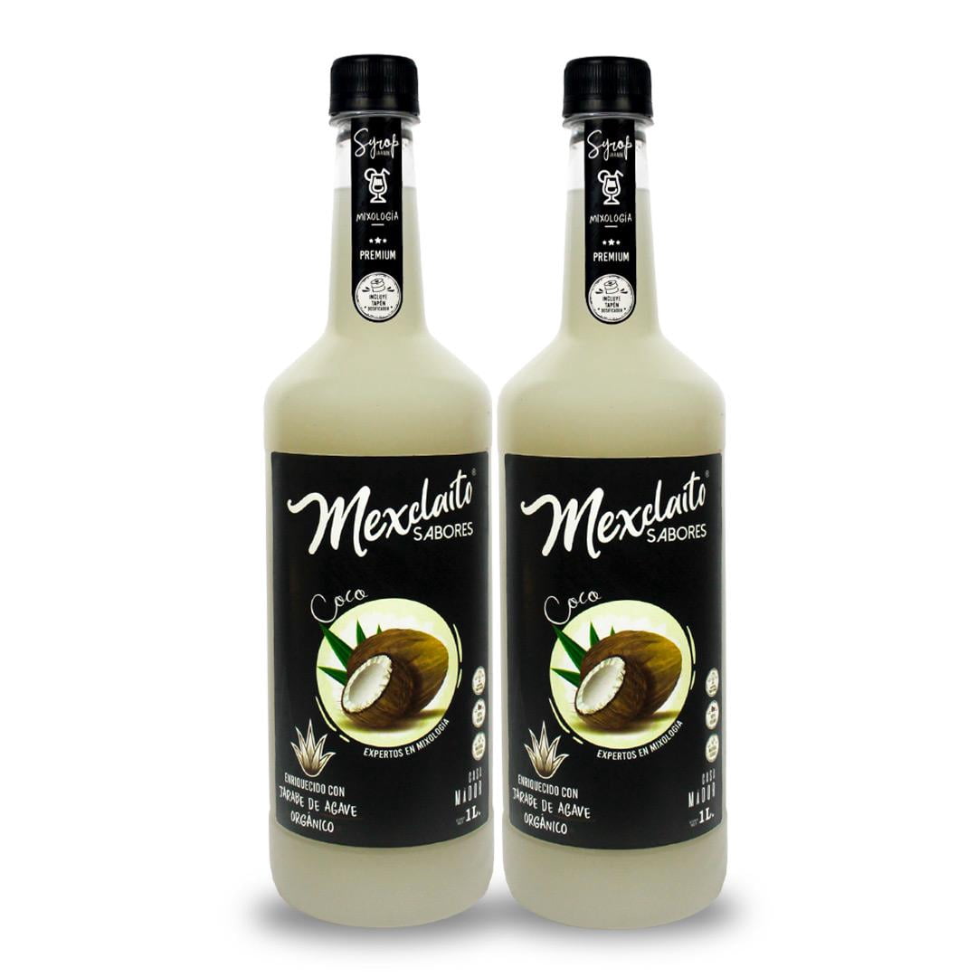 Jarabe/Syrop Mexclaito® Premium sabor Coco 1 Litro 2 PACK | Walmart en ...