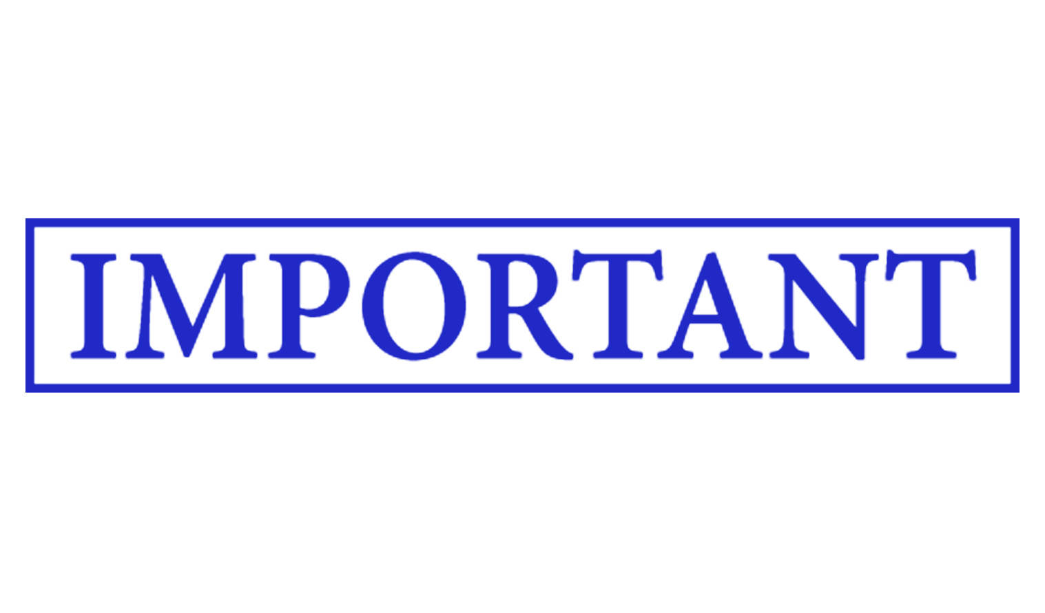 Printtoo Important Self Inking Rubber Stamp Pre-Inked Office Stamp ...