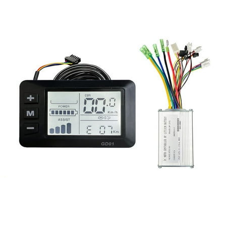 Ebike LCD-GD01 Display 36/48V 250/350W Dual Mode Controller For ...