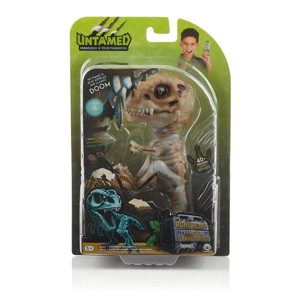 Dinosaurio interactivo Toy WowWee Untamed Skeleton T-Rex Doom | Walmart ...