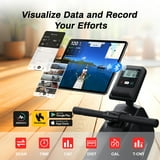 MERACH Magnetic Rowing Machine 16 Levels Resistance Quiet Rower with ...