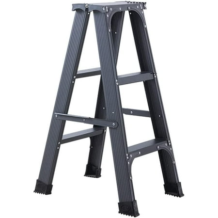 Step ladders Foldable 2.9ft Compact Ladder 3 Step Ladder Aluminum ...