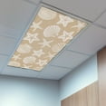 3 Pack Khaki Coastal Fluorescent Light Covers for Ceiling Lights ...