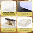 3 Pcs Rice Storage Container 11 lb Airtight Flour Container with Wheels ...