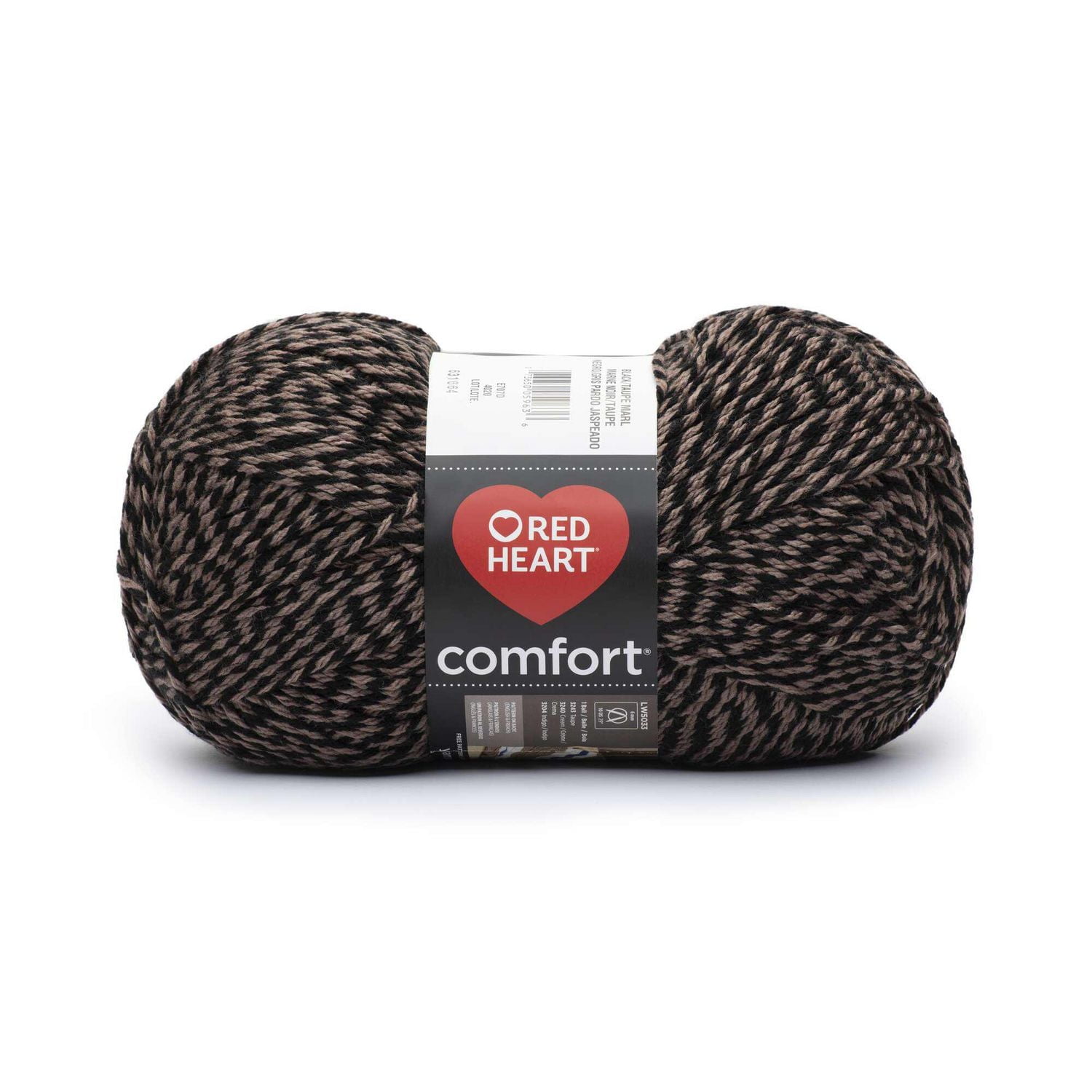 Click here for Red Heart Comfort Yarn (340 G/12 Oz)  Black Marl prices