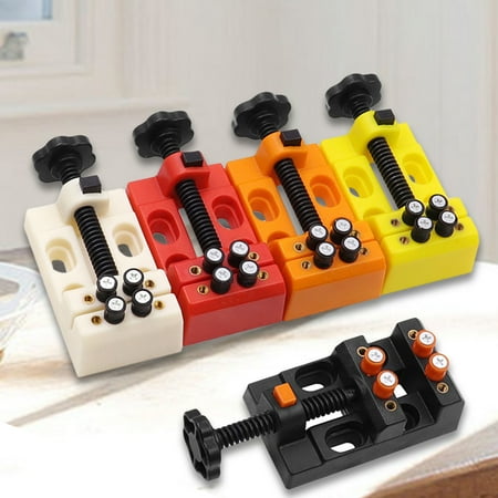 Eight-hole Mini Vice Clamp Bench Flat-nose Pliers DIY Fixture Carving ...