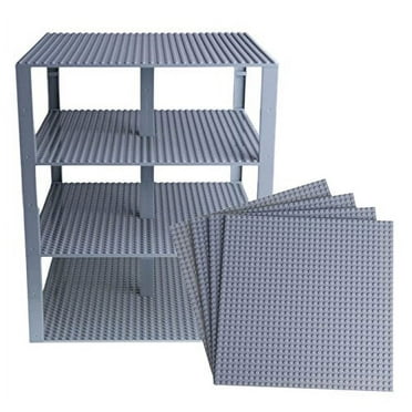 "Building Block Base Plates Set, 10""x10"", Variety Pack (6pcs: 2 ...