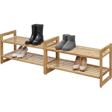 Household Essentials Stackable Cedar Shoe Rack - Walmart.com