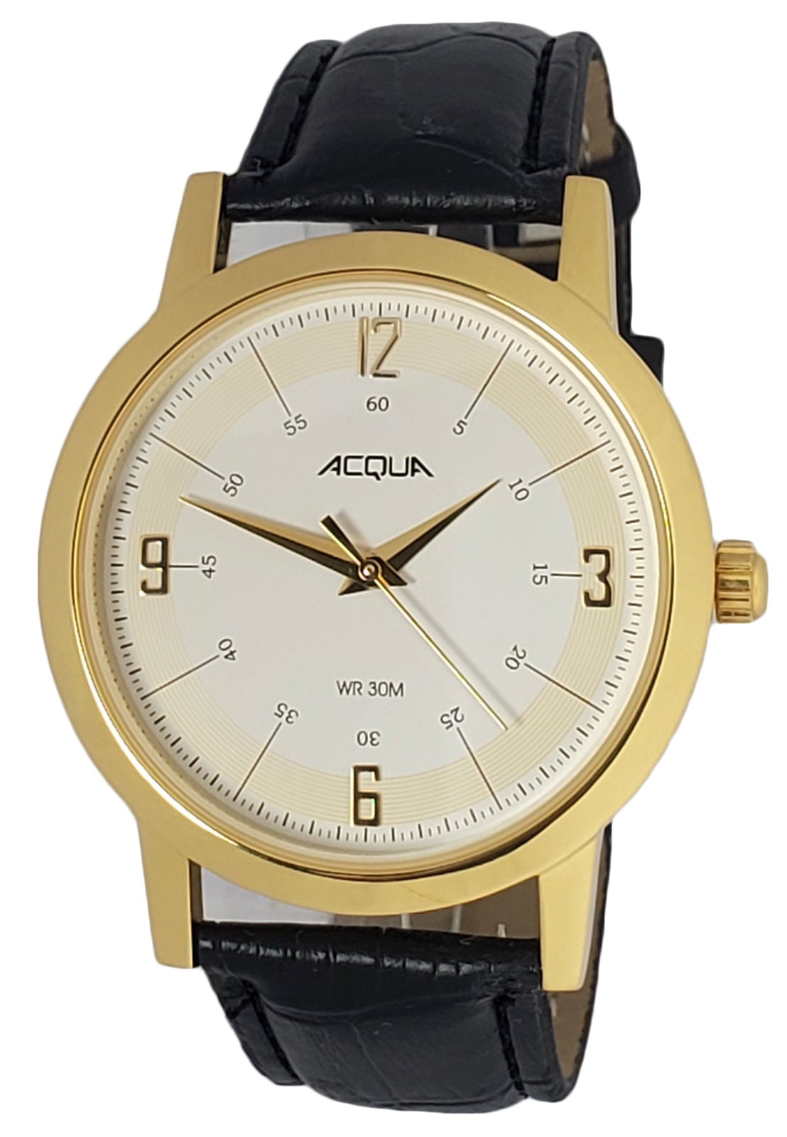 Acqua by Timex 3C78900-45 Men's Analog Round Watch Black Synthetic ...