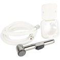 ITC White Plastic Transom Shower - Marine Wash Down Shower with 8 ...