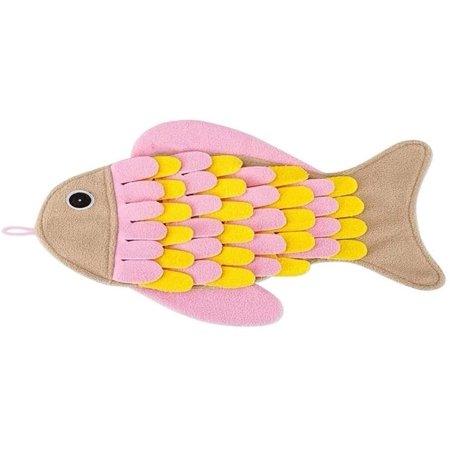 Cat Mat Pet Feeding Pad Fish Shape Cat Snuffle Mat Kitten Food ...