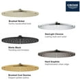 Grohe Rainshower 26569000 310 Mono Shower Head, 12" - 1 Spray, 1.75 gpm ...