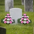 Artificial Fan Chrysanthemum for Cemetery Tomb Decoration Lifelike ...