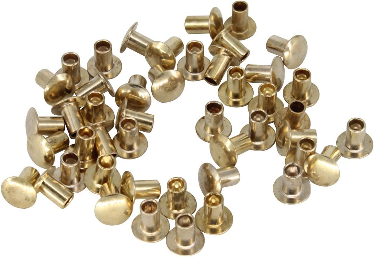 Trimming Shop Flat Head Single Cap Semi Tubular Iron Rivets for ...