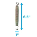 Pure Fun 20pc Universal 6.5-inch Steel Trampoline Spring Replacement ...
