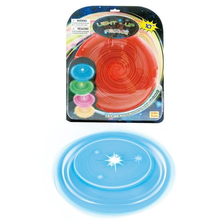 Mozlly LED Light Up Flying Flashing Frisbee Disc 10" Glow in the Dark ...