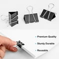 200 Count Binder Clips Assorted Sizes, Large, Medium, Small, Mini ...