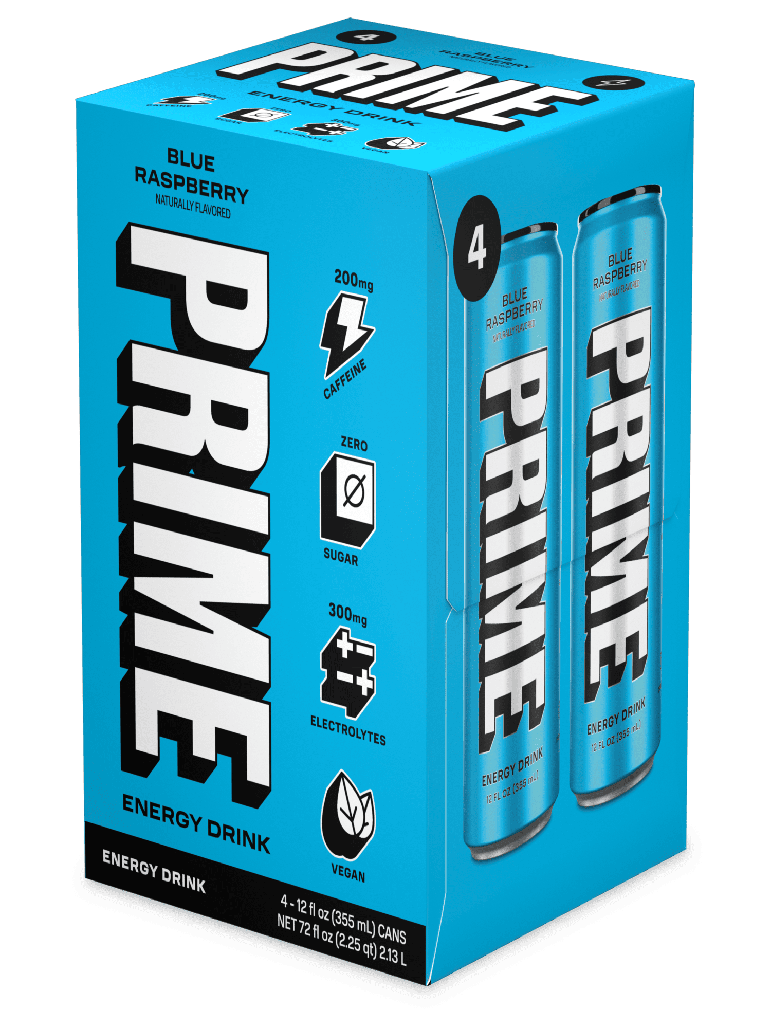 Blue Raspberry Prime Energy Drink, 12oz Cans 4 Pack in Nepal at NPR ...