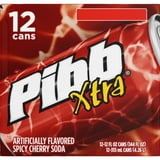 Pibb Xtra Spicy Cherry Soda Pop, 12 fl oz, 12 Pack Cans - Walmart.com