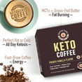 Rapid Fire Low Carb Keto Diet Coffee Pods, French Vanilla Flavor, 8.48 ...