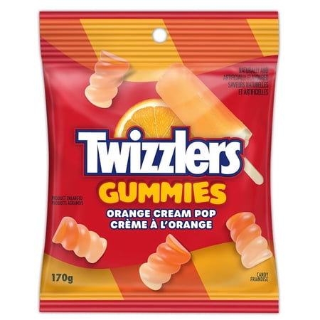 Twizzlers Gummies Orange Cream Pop, Gummy Candy, 170g - Walmart.ca