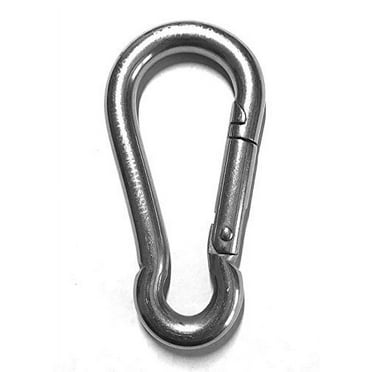 Boat Clip Stainless Steel Safety Spring Hook Carabiner, 3-1/8 ...