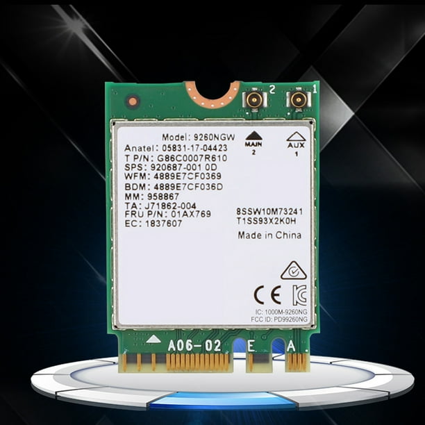 Tarjeta de red, para Intel 9260 + Tarjeta de red para computadora ...