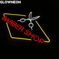 Glowneon Barber Shop Signboard Neon Sign, Open Barber Shop Led Light ...