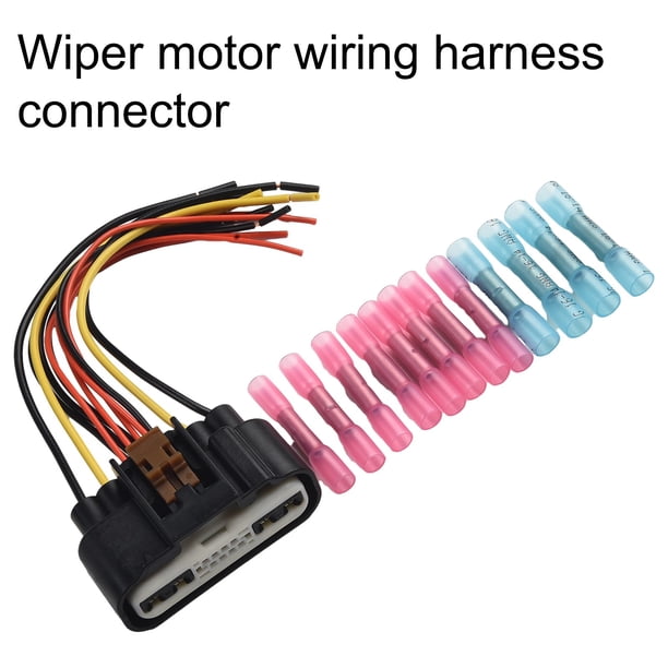 Lefu 12 Pin Wiper Motor Connector Plug Repair Kit for Ford Transit ...