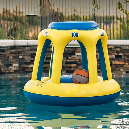 Pool Basketball Hoop Inflatable Water Game Ball Hoop Swimming ...