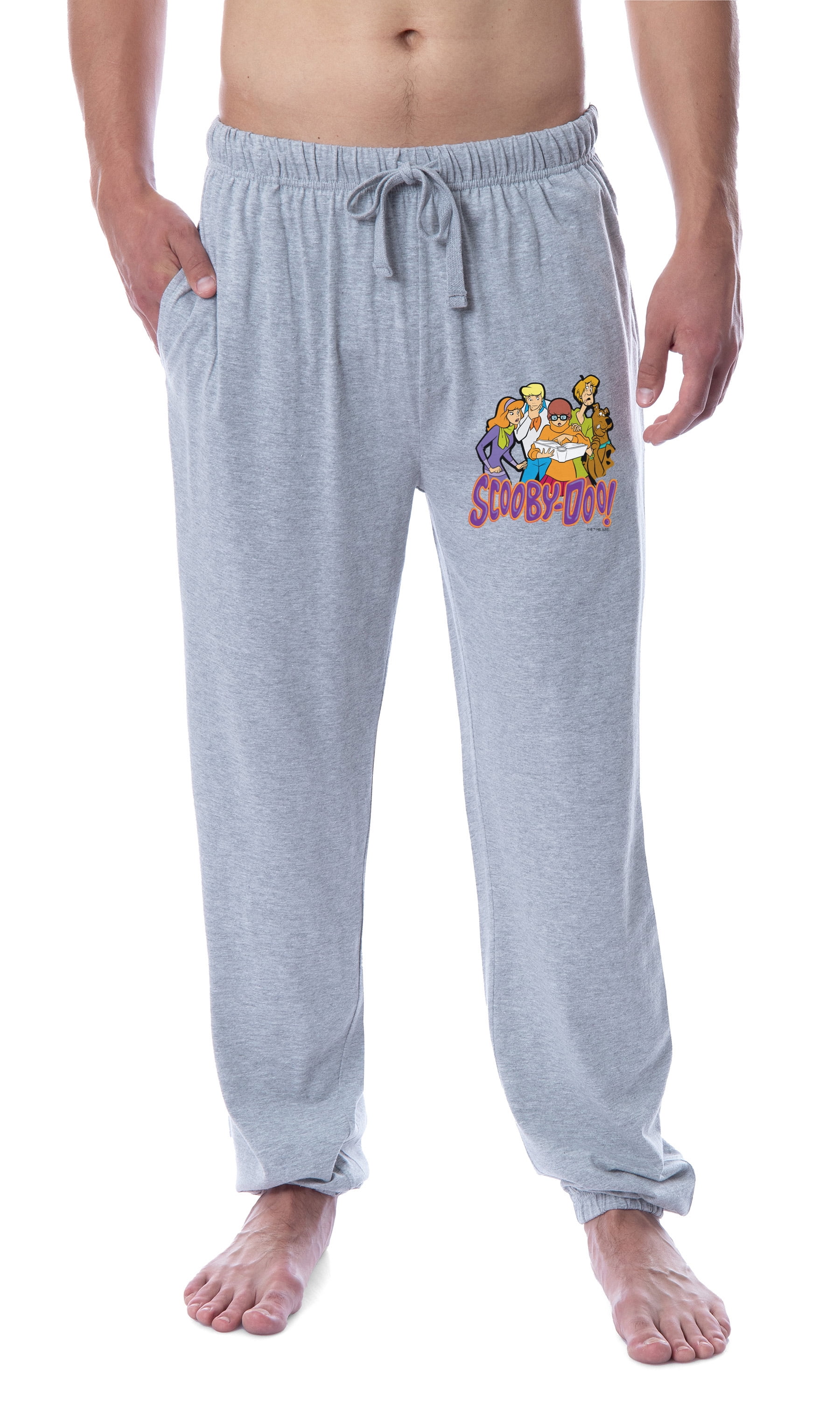 Scooby-Doo Mens' Scooby Shaggy Velma Fred Daphne Sleep Jogger Pajama ...