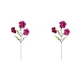 2Pcs Artificial Trumpet Morning Glory Flower Bouquet Weather Resistant ...