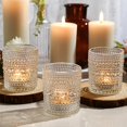 12 Pack Clear Votive Candle Holders Tea Light Bulk Tealight Glass ...