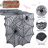 OurWarm Indoor Decor Cloth, Halloween Spider Web Table Runner, Kitchen ...