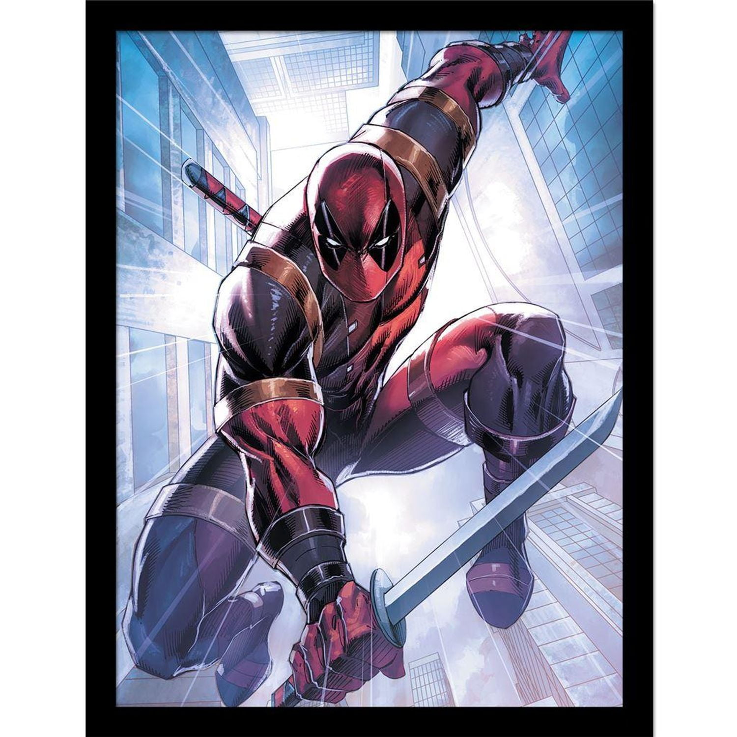 Click here for Deadpool Action Pose Framed Poster prices