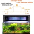 Auto Off LED Aquarium Light 30-36 Inches Dimmable 7 Colors Full Fish ...