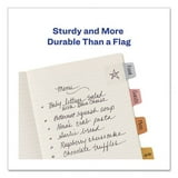 "Ultra Tabs Repositionable Mini Tabs, 1/5-Cut Tabs, Assorted Metallic ...