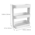 Stationery Rack Sundries Shelf Storage for Bathroom Bedroom Display ...