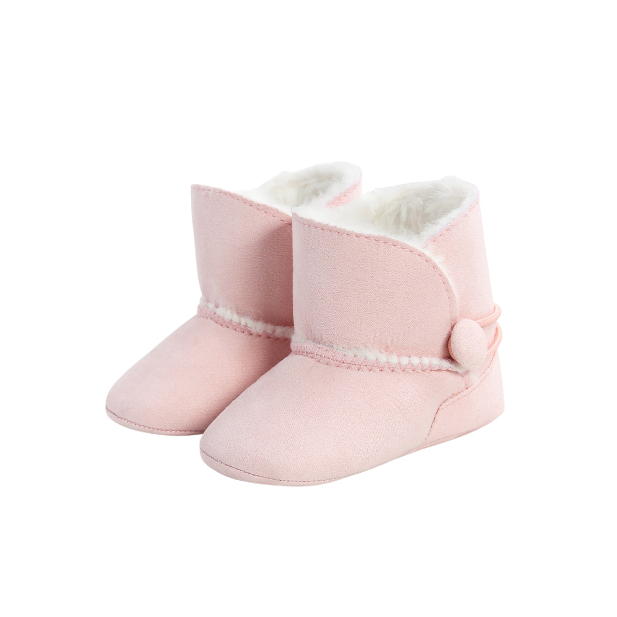 Click here for Focusnorm Baby Winter Snow Boot Solid Color Fleece... prices