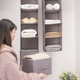 Uanit Hanging Closet Organizer, 5 Tier Hanging Closet Shelves, Hanging ...