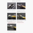 16Pcs Tool-Free Shielded RJ45 Cat 7 Termination Plug Cat7 Plug / Cat7 ...